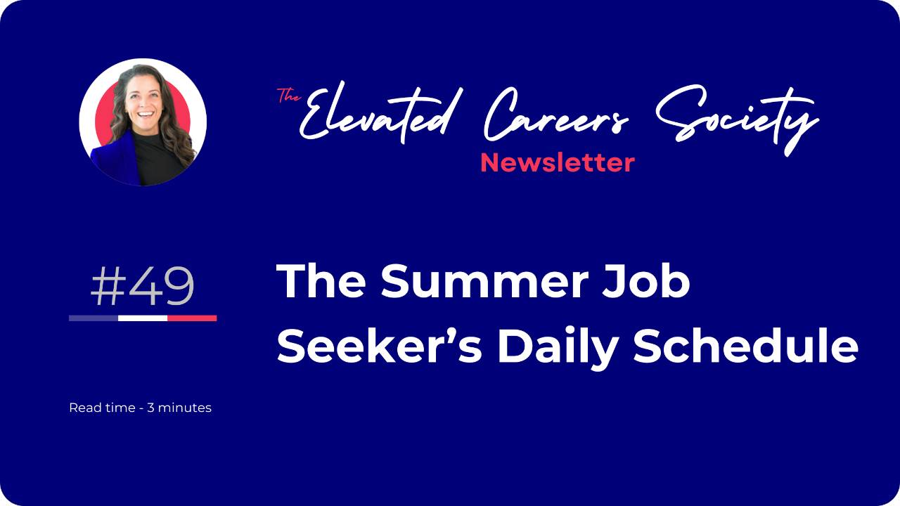 Daily Job Search Schedule for Teachers Changing Careers