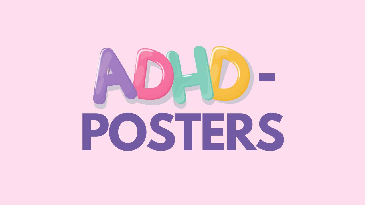 ADHD-Posters: Små temabøker som gjør ADHD lettere å forstå