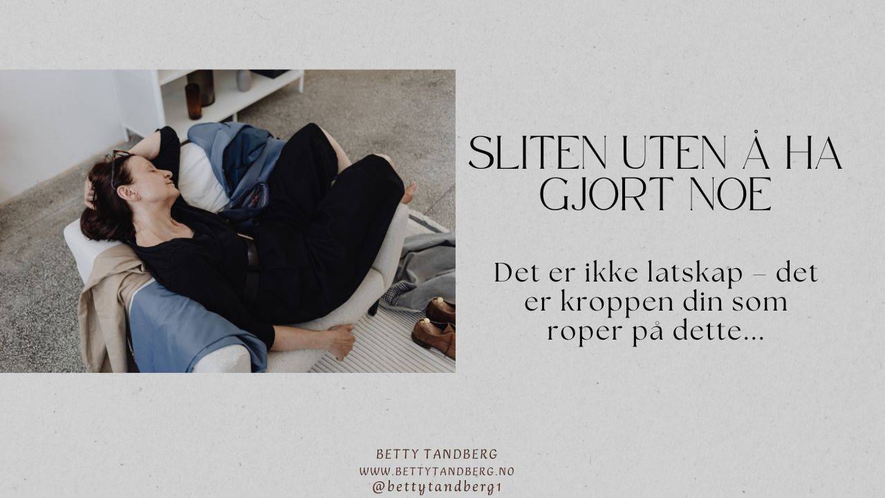 Sliten uten å ha gjort noe? Her er grunnen
