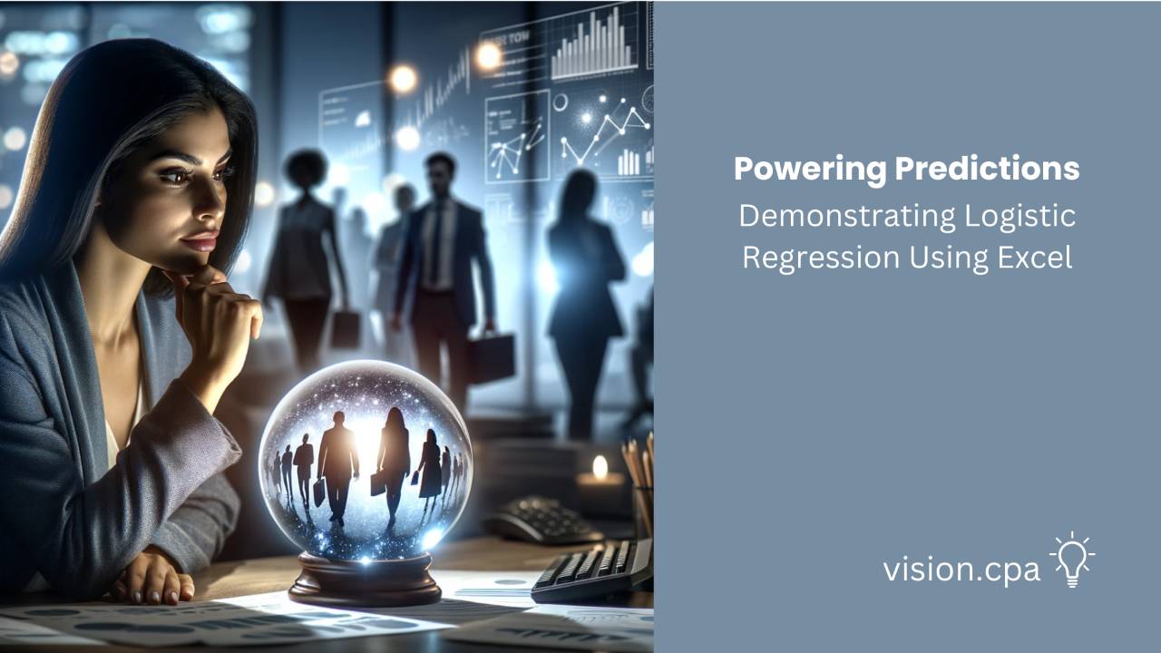 Powering Predictions: Demonstrating Logistic Regression Using Excel