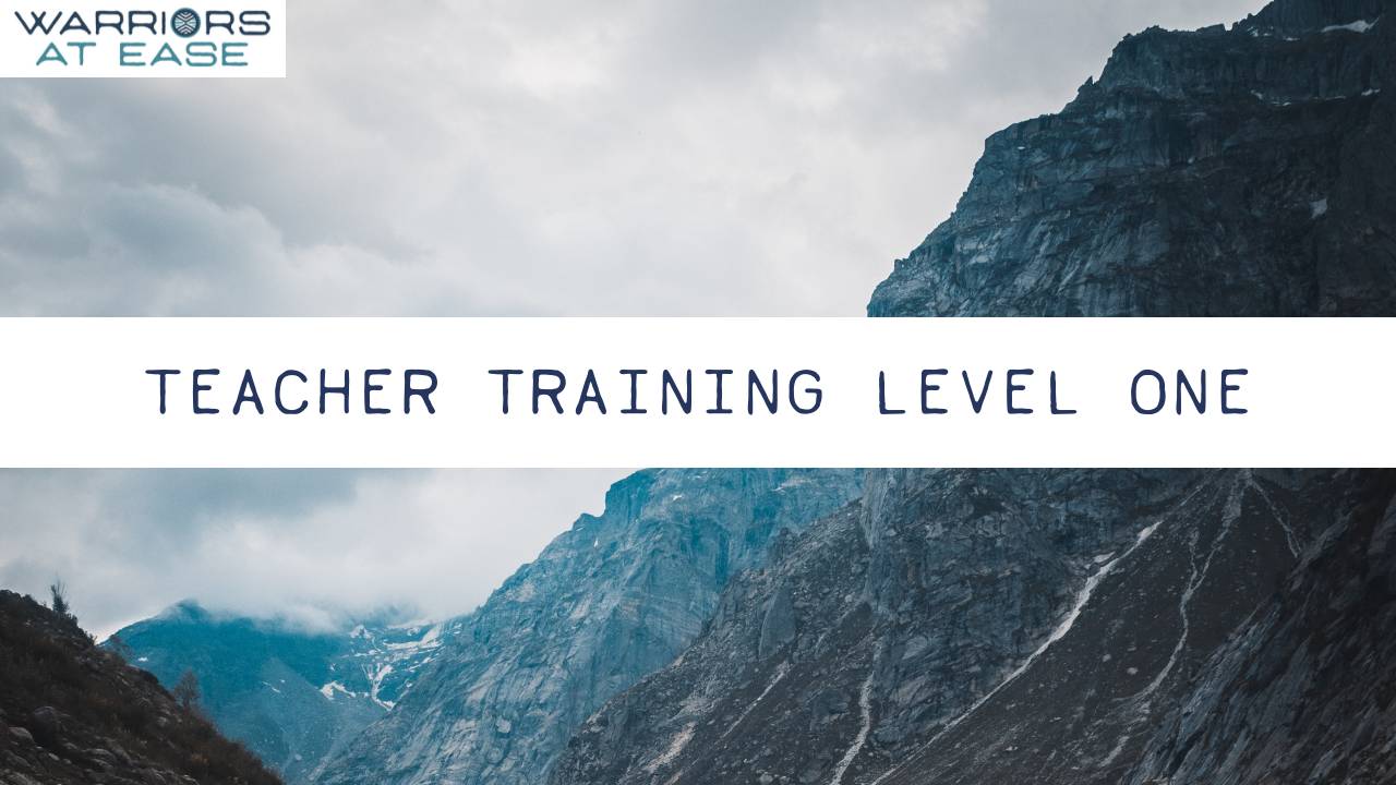 Warriors at Ease Teacher Training Level One