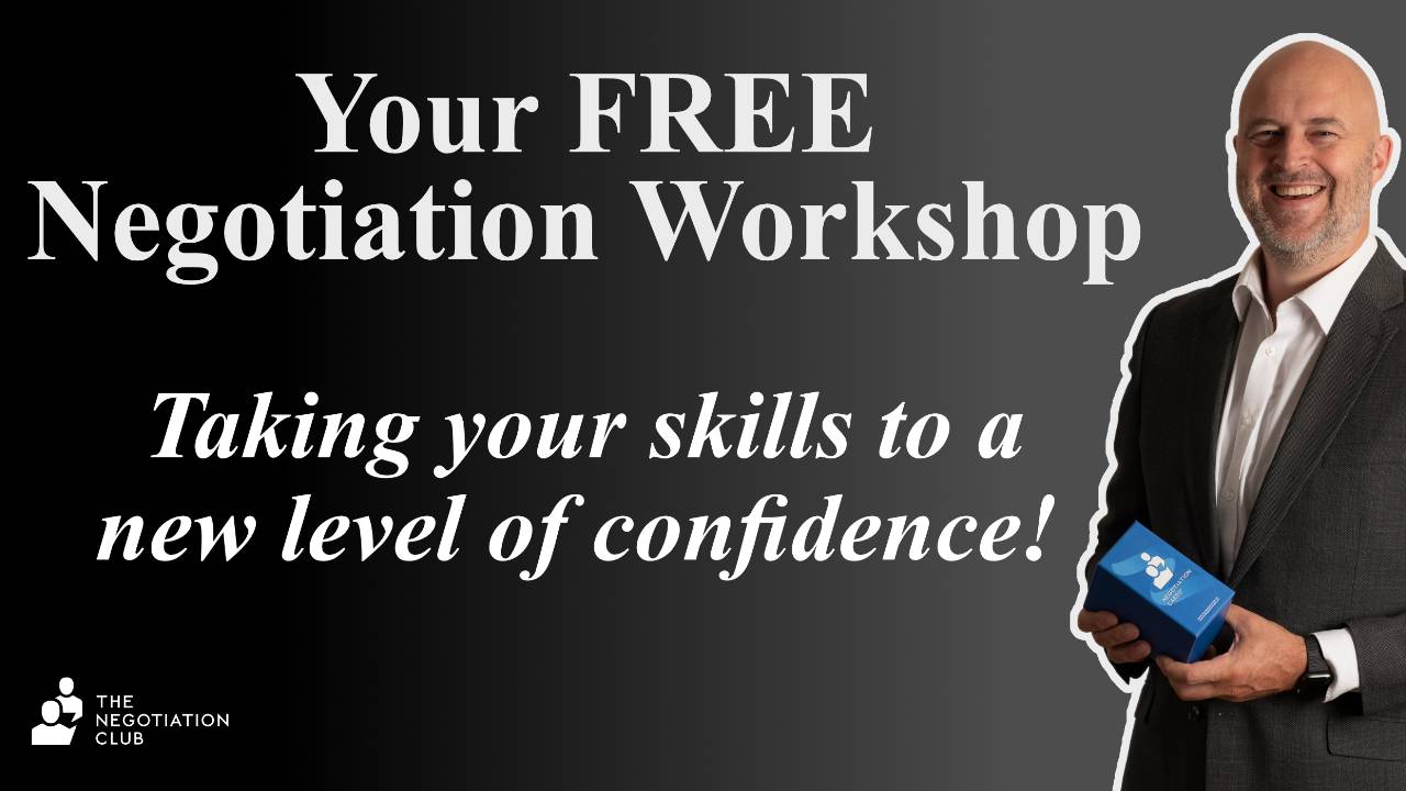 A FREE Negotiation Workshop that develops your professional skills