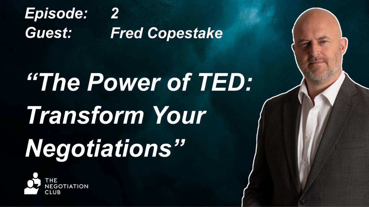 How to use TED Questions and create negotiation confidence