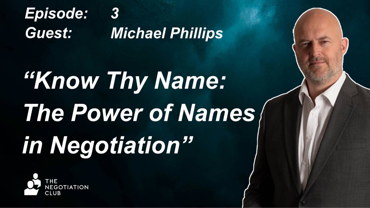 How to use names in a negotiation and build relationships that count.