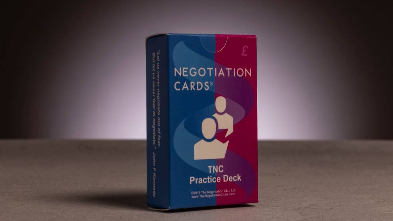 Sharpen Your Skills with The Negotiation Club Practice Deck