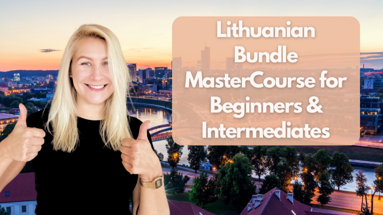 Lithuanian Language Bundle: From Beginner to Intermediate Proficiency
