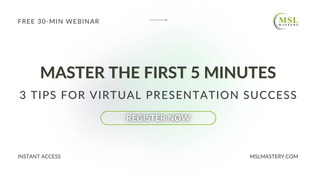 3 Tips for Virtual Presentation Success Webinar