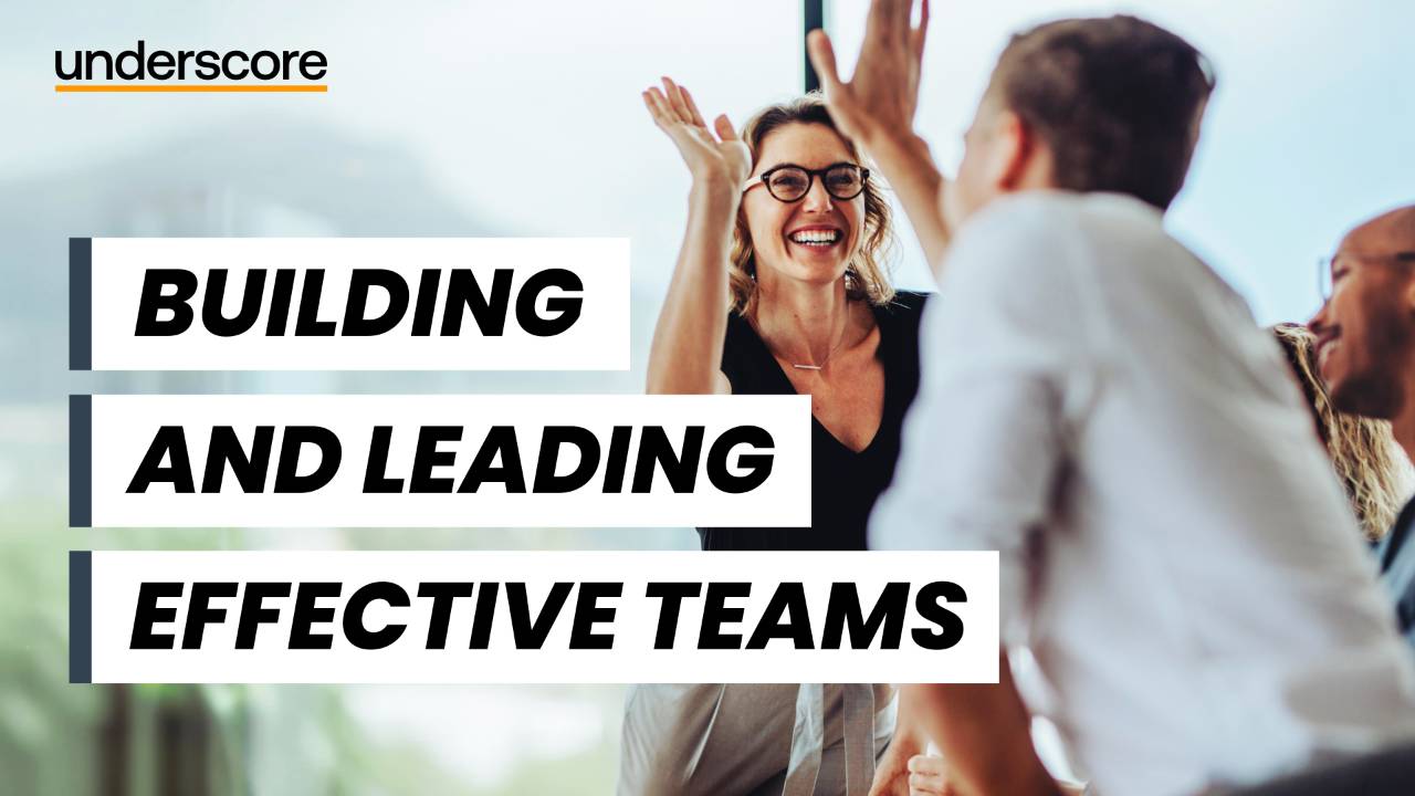 Team Leadership Training - Building Effective Teams