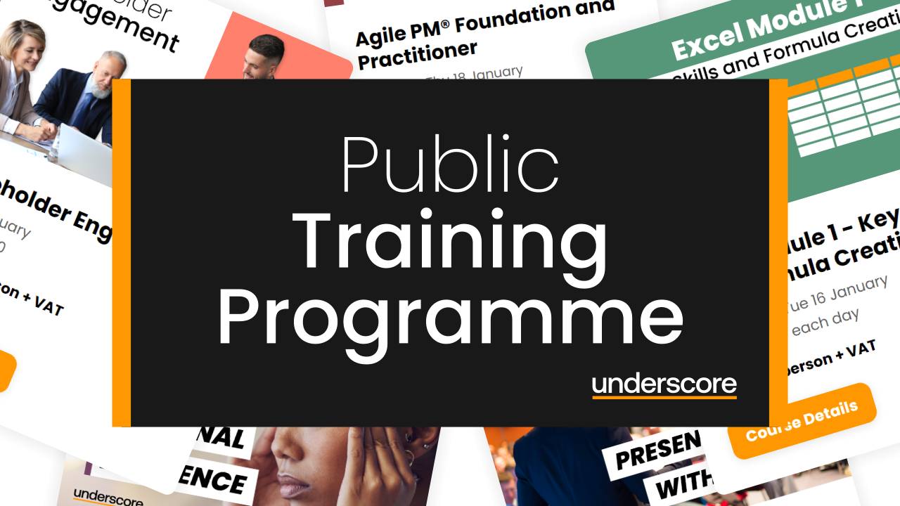 Public Training Programme | Virtual Courses | Underscore Group