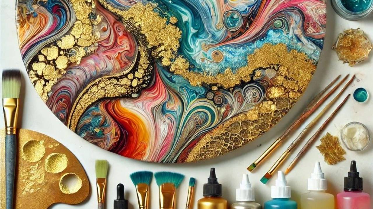 7 Extraordinary Supplies to Level-Up Your Fluid Paintings by Olga Soby