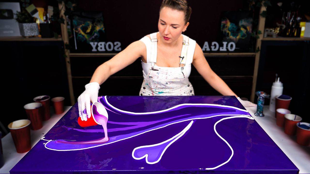 Why Violet Is a Power Color in Fluid Art – And How to Use It Right