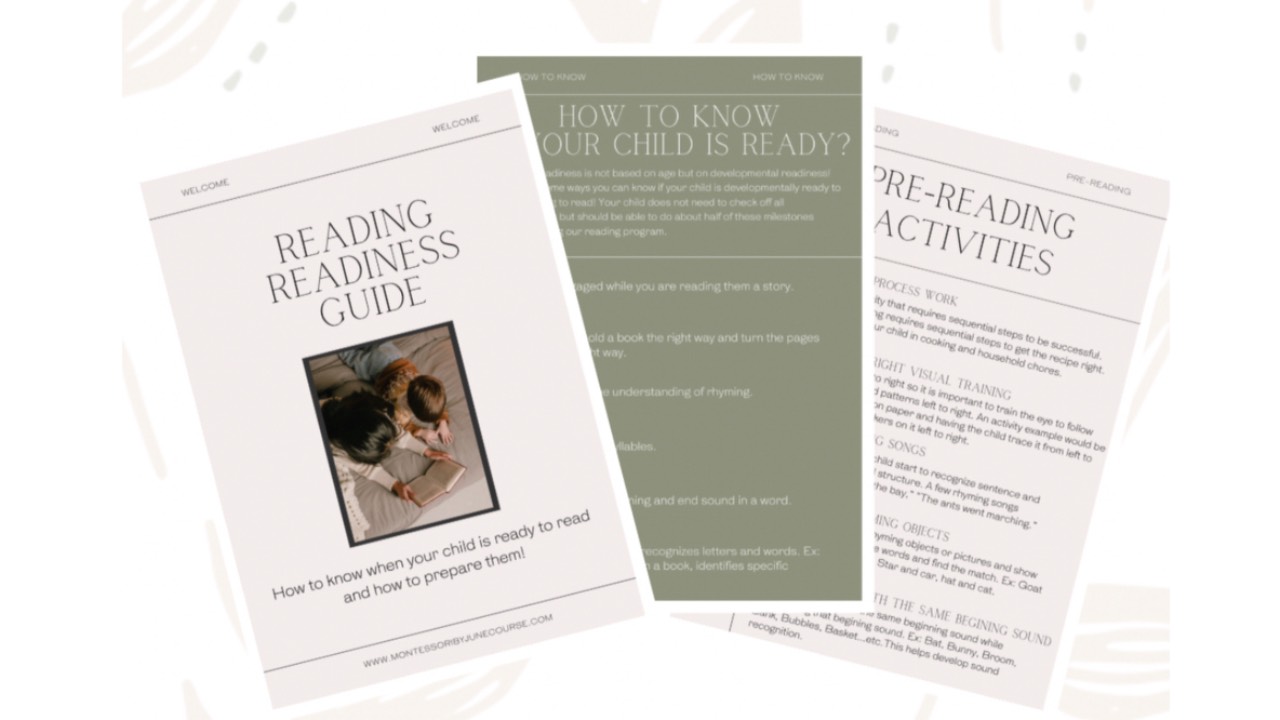 Reading Readiness Guide