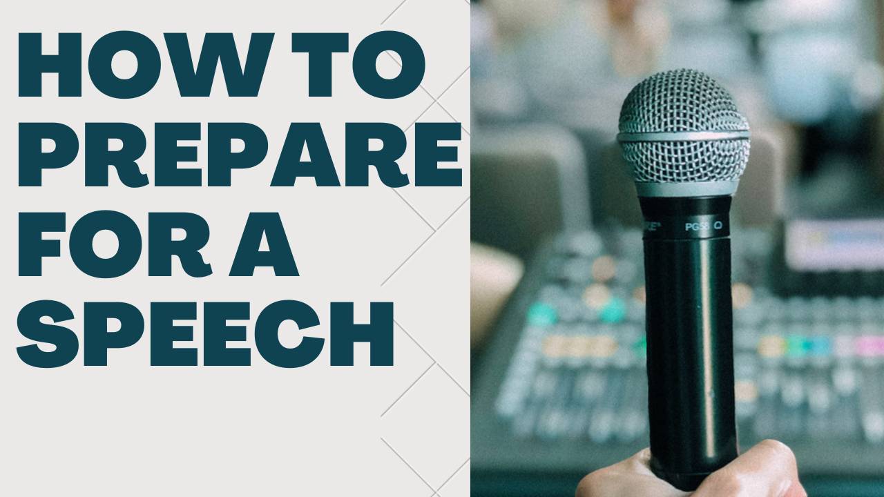 How to prepare to give a speech
