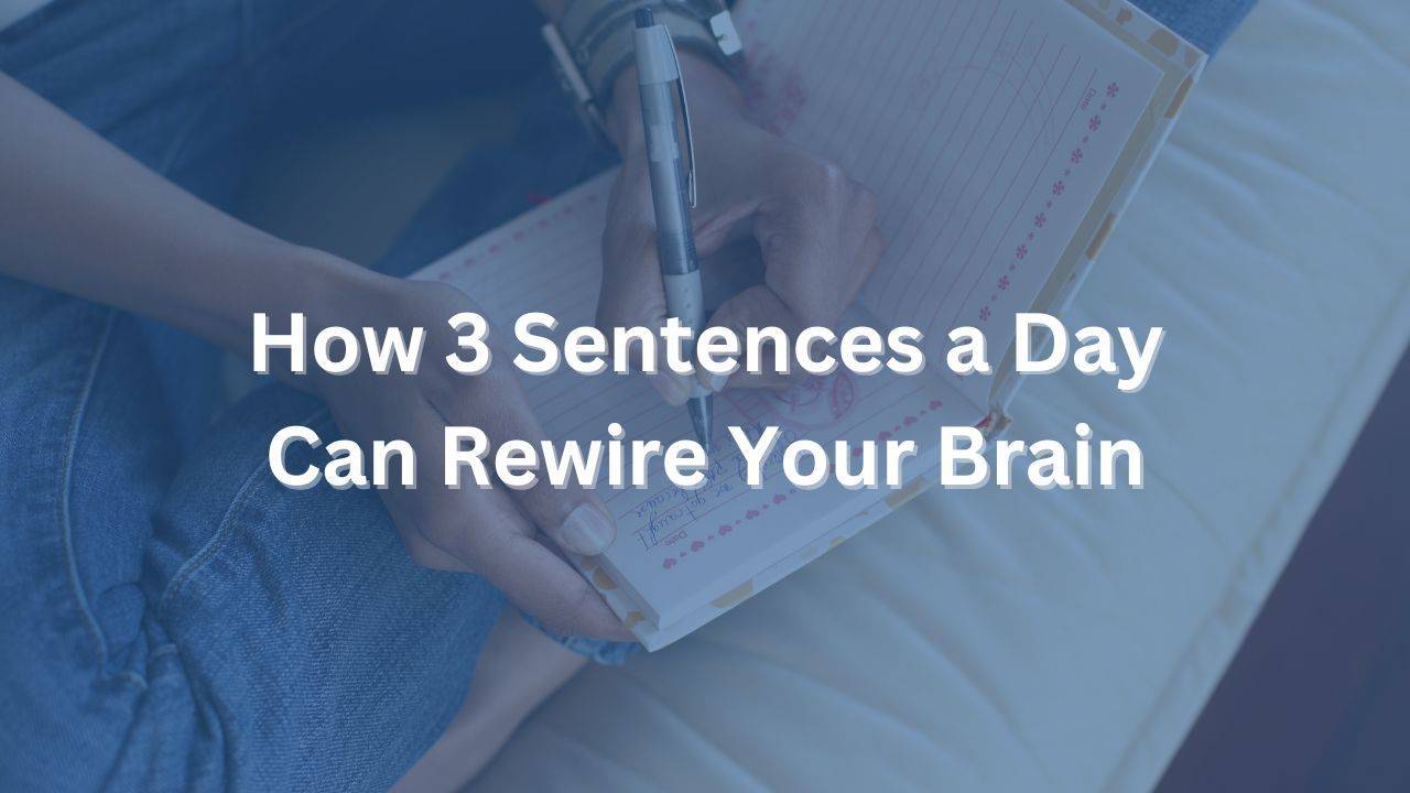 The Science of Journaling: How 3 Sentences a Day Can Rewire Your Brain