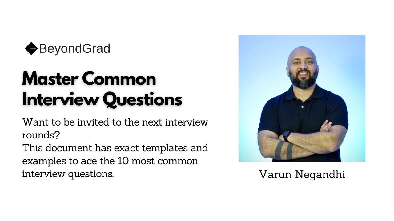 Common Interview QnA with Examples