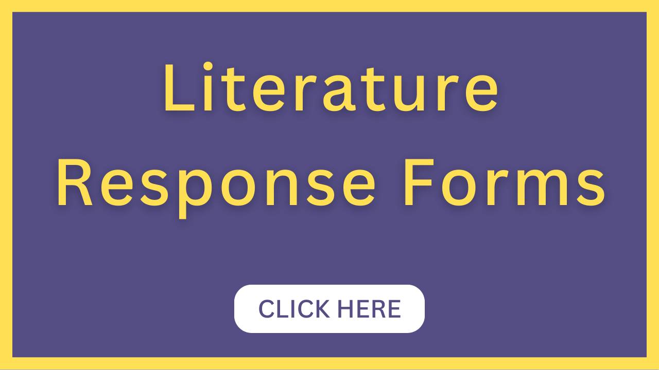 Literature Response Forms Primary Grades Curriculum Map