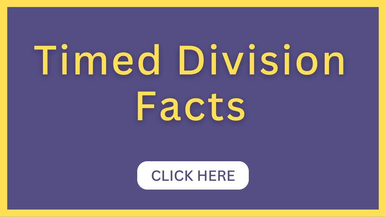 Timed Division Facts Drills