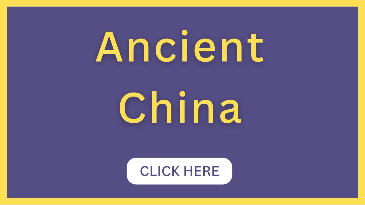 Ancient China Curriculum Map