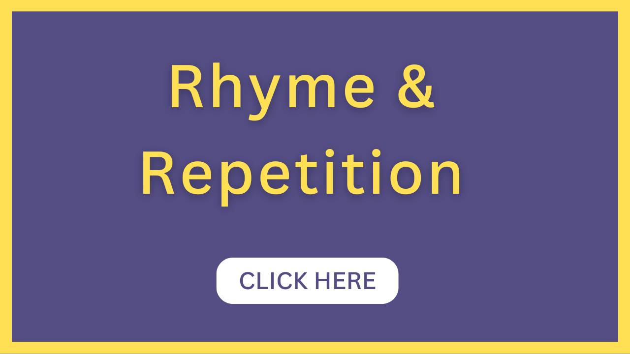 Rhyme & Repetition Curriculum Map