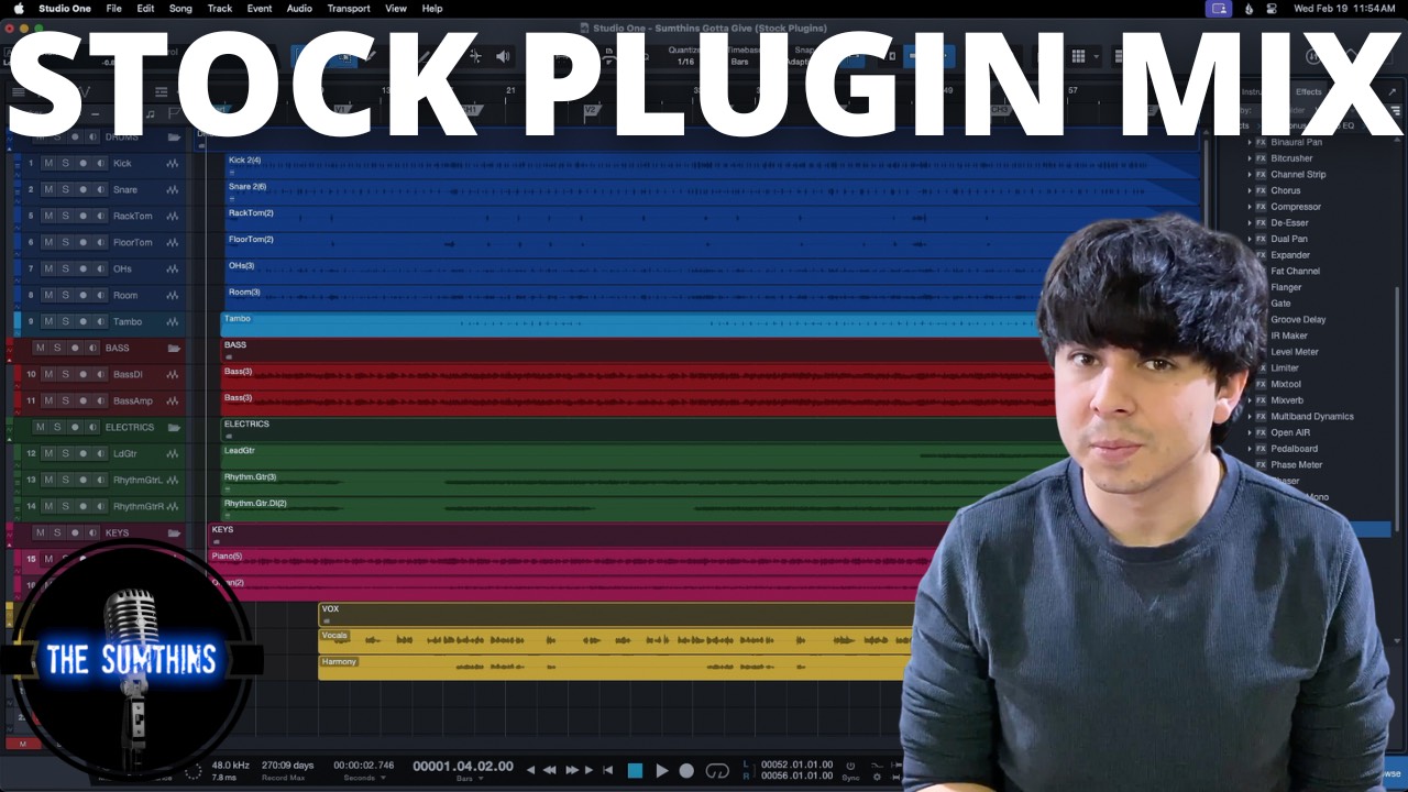 Mixing With Stock Plugins