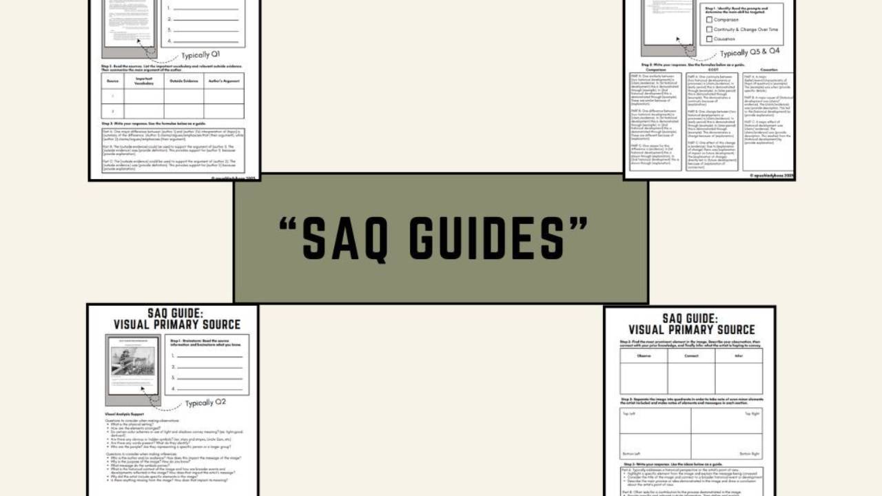 FREE SAQ Guides