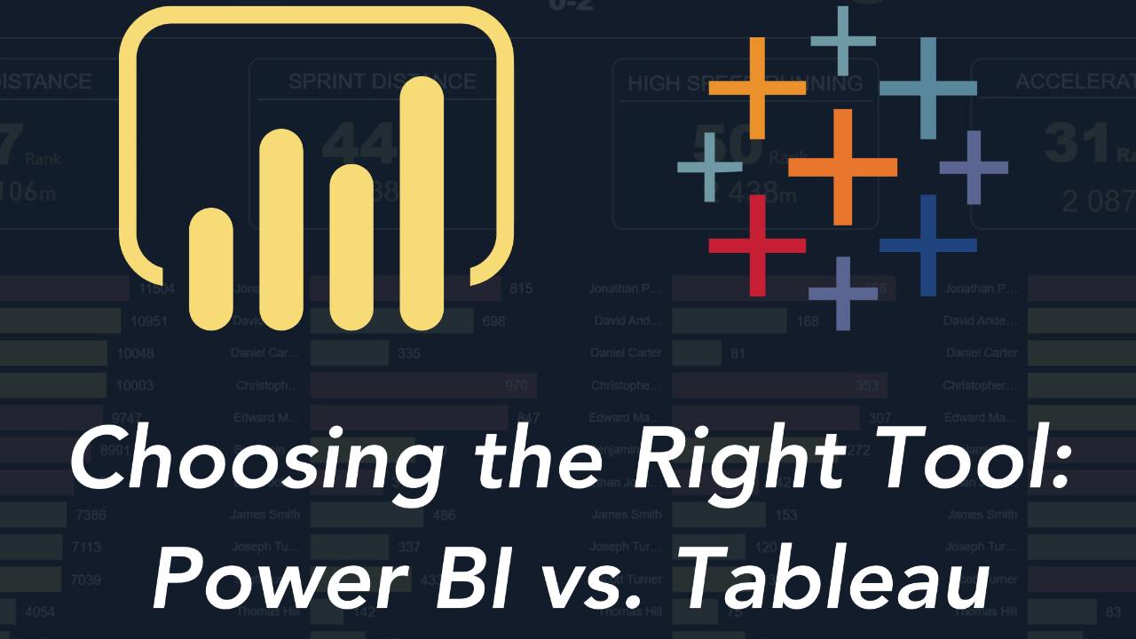 Choosing the Right Tool: Power BI vs. Tableau