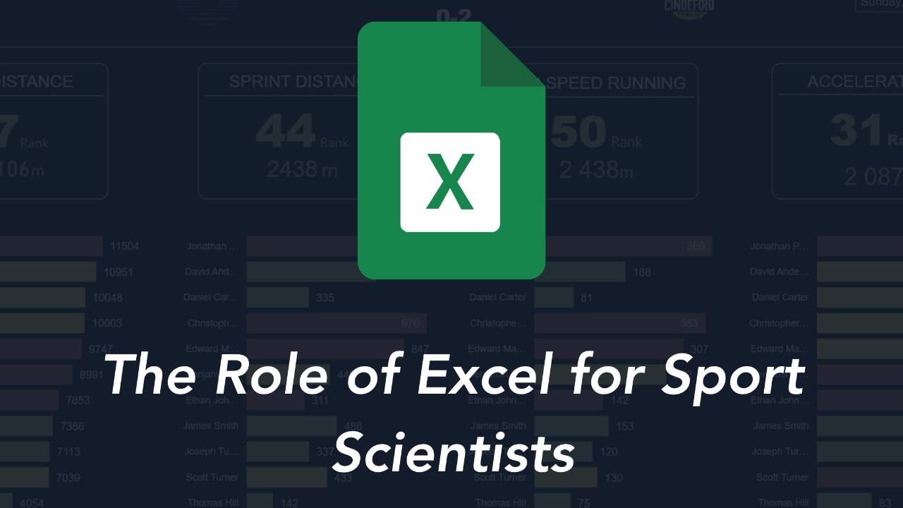 The Role of Excel for Sport Scientists