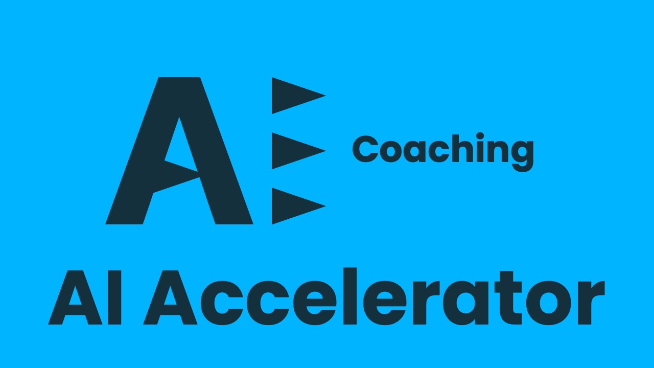 AI Accelerator: AI Coaching custom 1:1 AI learning for professionals