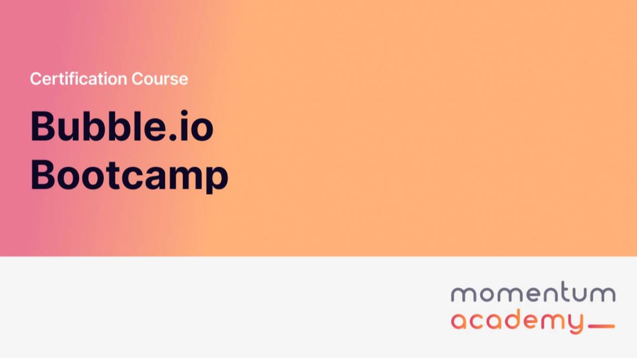 Bubble.io Bootcamp
