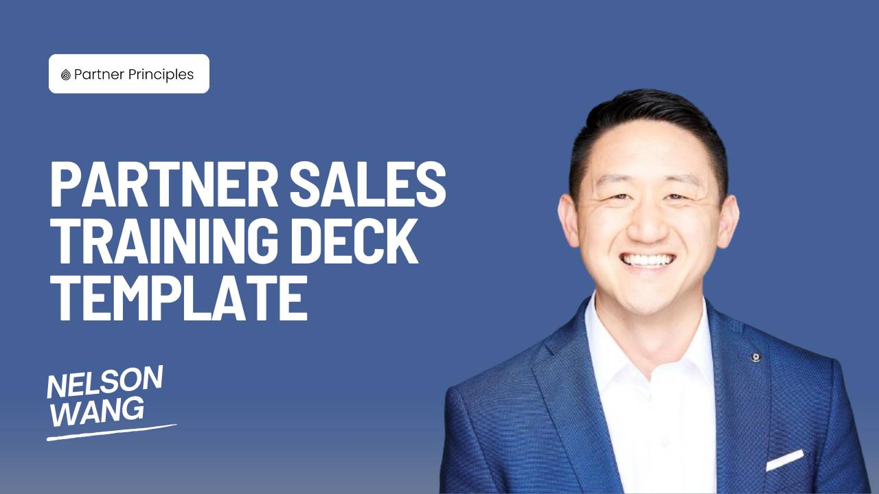 Partner Sales Training Deck Template