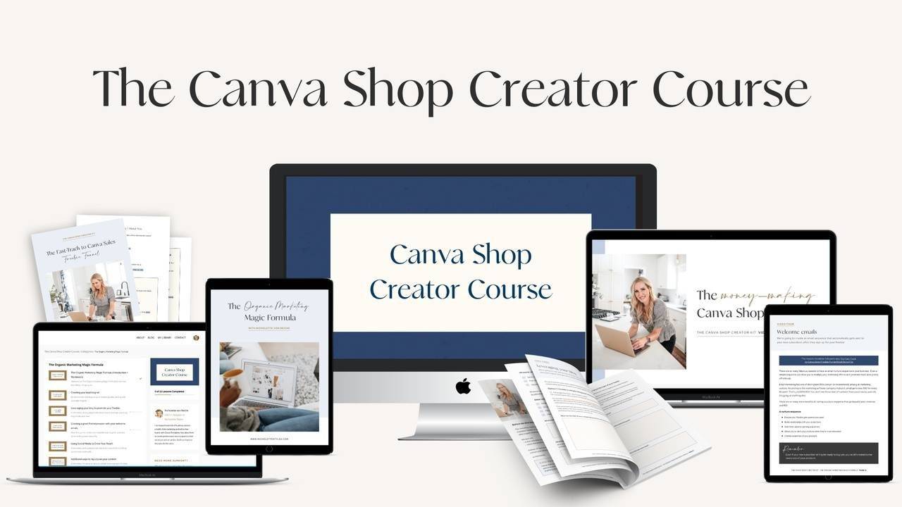 The Canva Shop Creator Course
