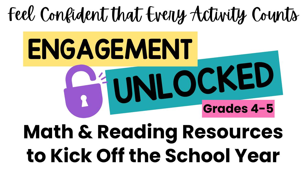 Every Activity Counts: Engaging Resources for Back to School