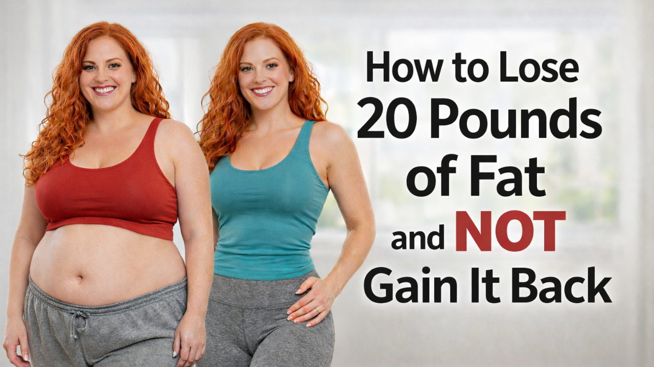 How to Lose 20 Pounds of Fat and not Gain It Back