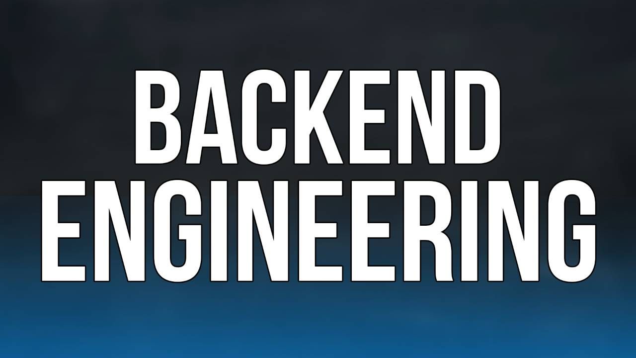 Backend Software Engineering