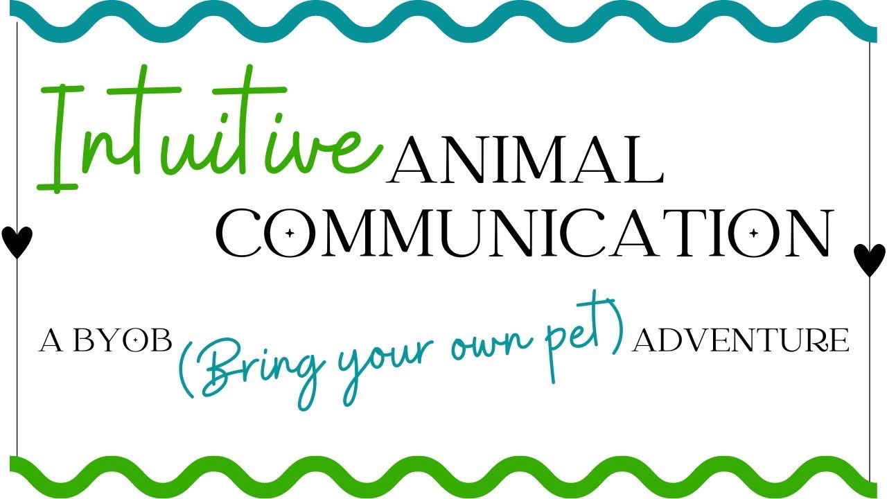 Bring Your Own Pet Intuitive Animal Communication Adventure course
