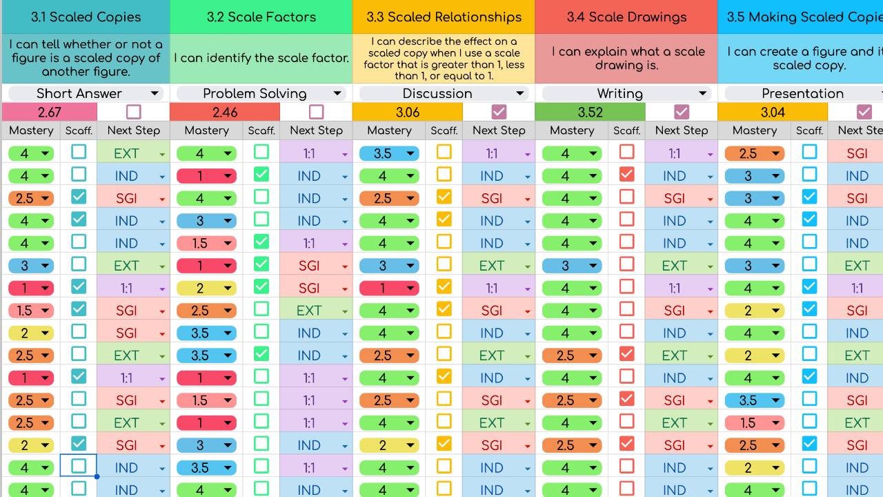 Free Student Intervention Tracker