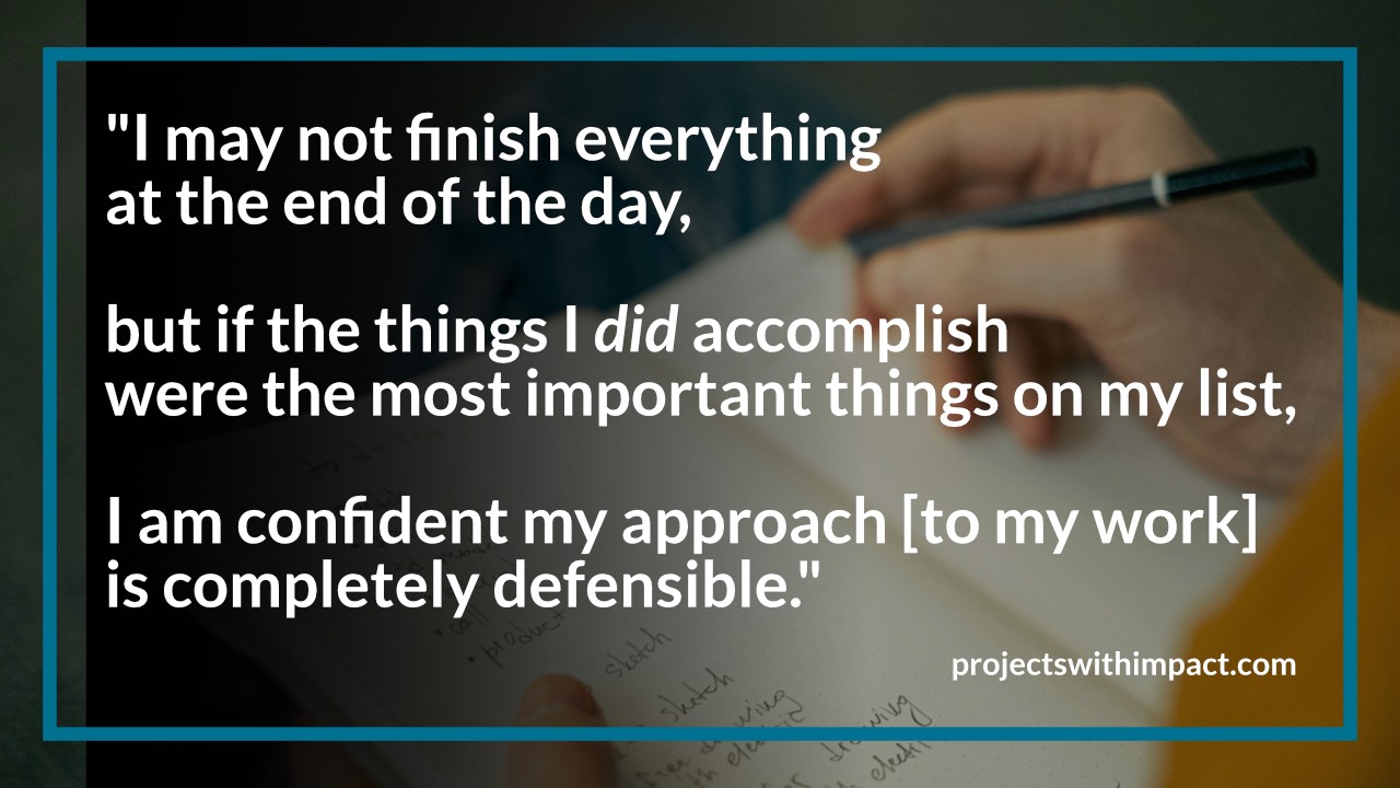 A Busy Project Manager Finding the Courage to Slow Down