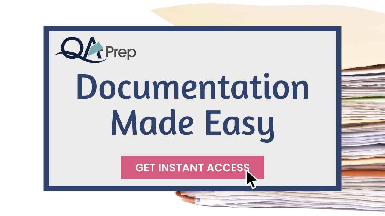 Stress-Free Documentation for Clinicians Online Course | QA Prep