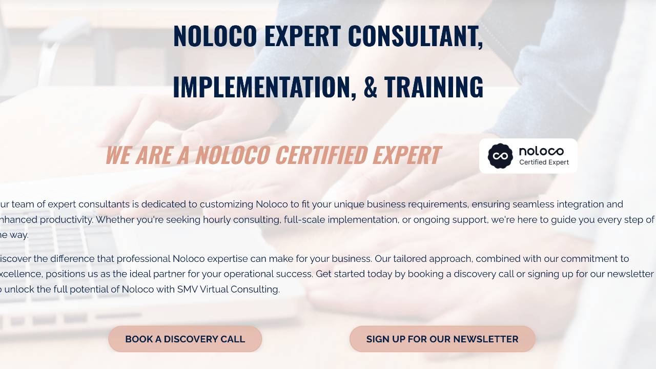 Trusted Noloco Consultants | We Are Certified Noloco Experts