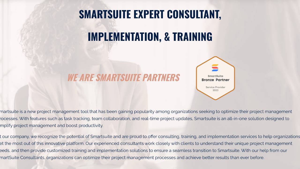 Trusted SmartSuite Consultants | Certified Partner Since 2023