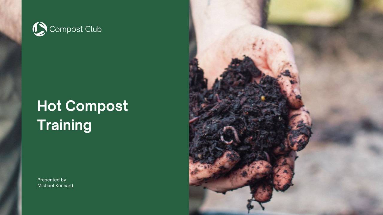 Free mini masterclass training on hot composting