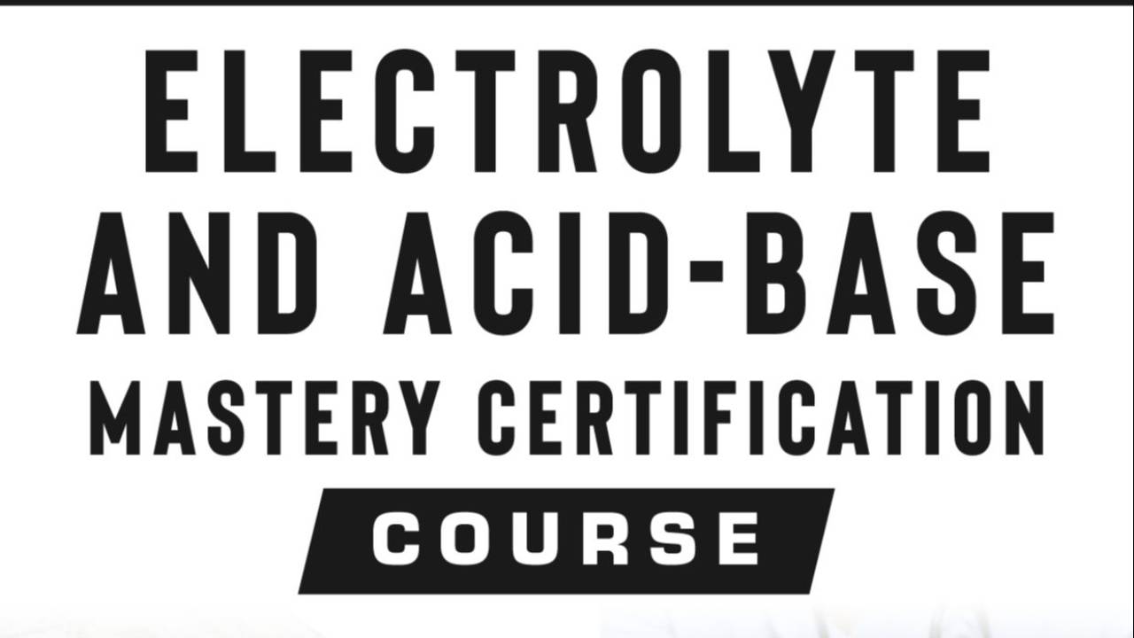 Veterinary Electrolyte and Acid-Base Mastery Workbook