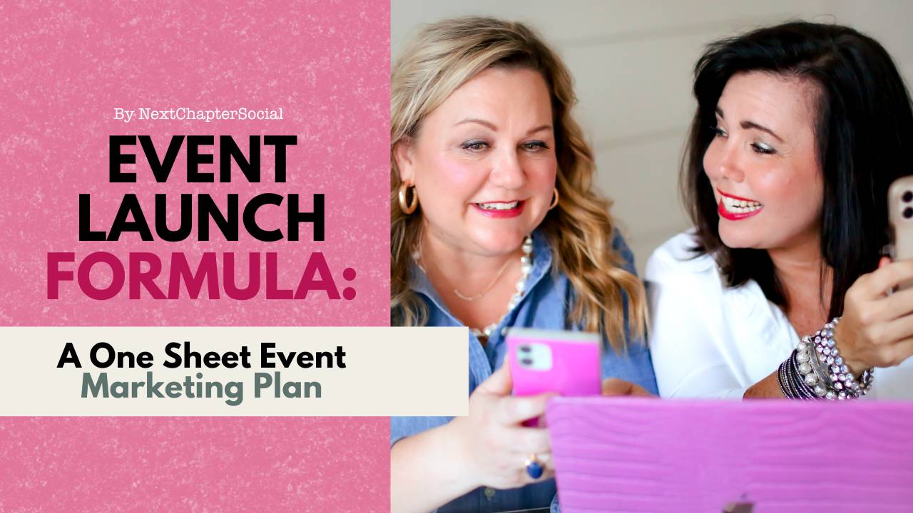 Event Launch Formula: A One Sheet Event Marketing Plan