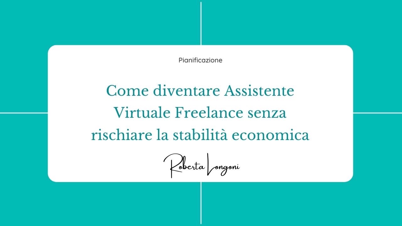 Come diventare Assistente Virtuale mantenendo la stabilità economica