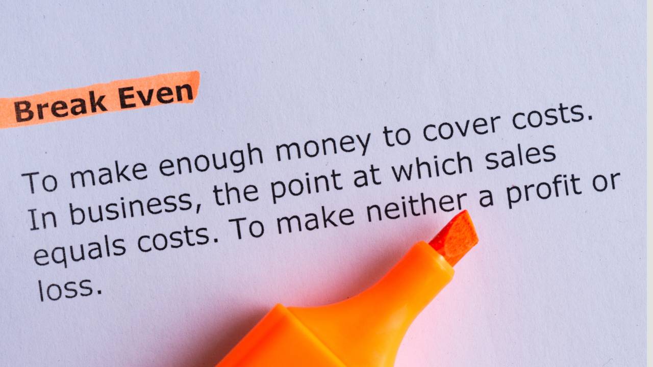 A practical guide how to make break-even analysis