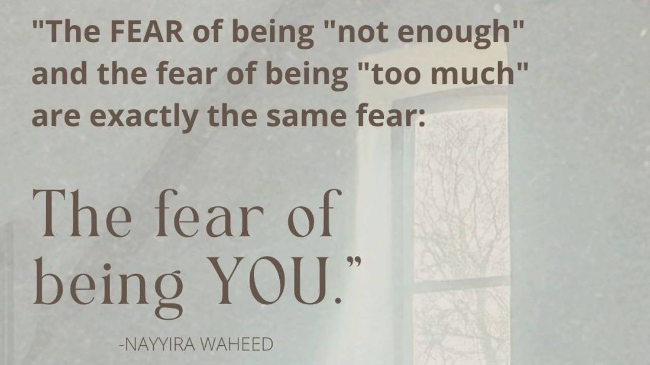The Fear of Being YOU