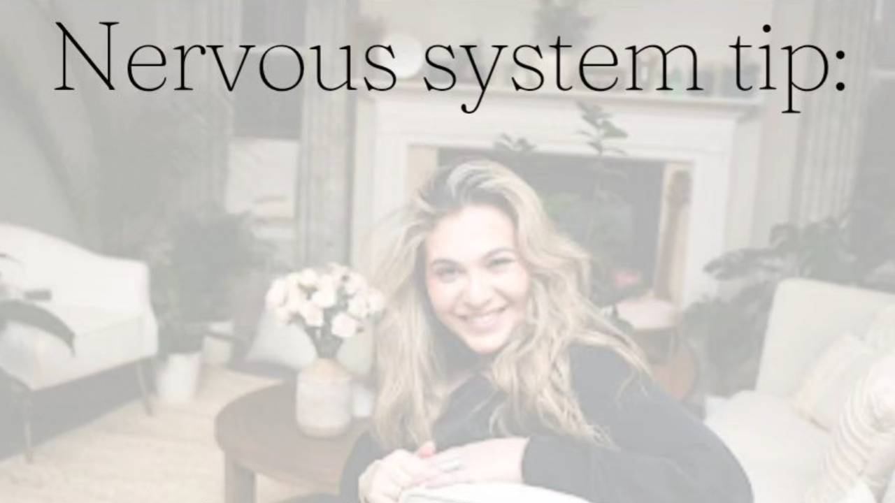 A Simple Nervous System Tip for Busy, Overwhelmed Lives