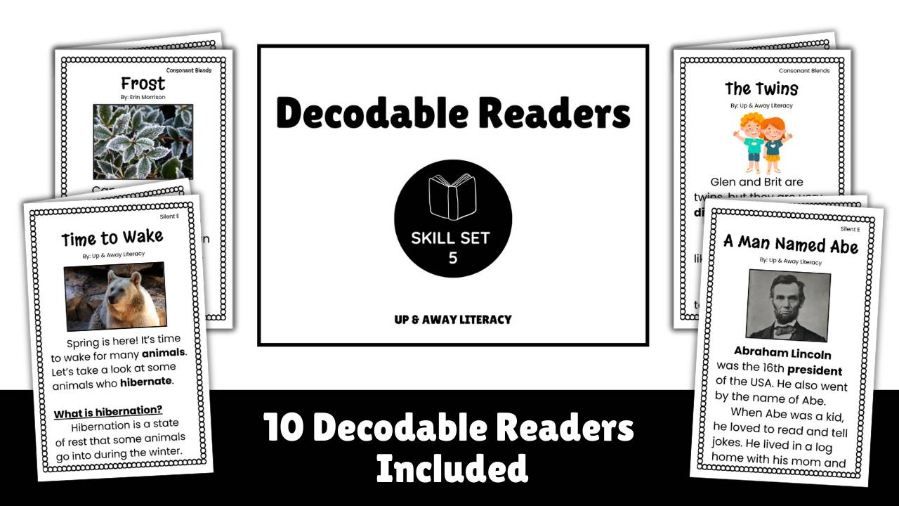 Decodable Readers Skill Set 5 | Up & Away Literacy