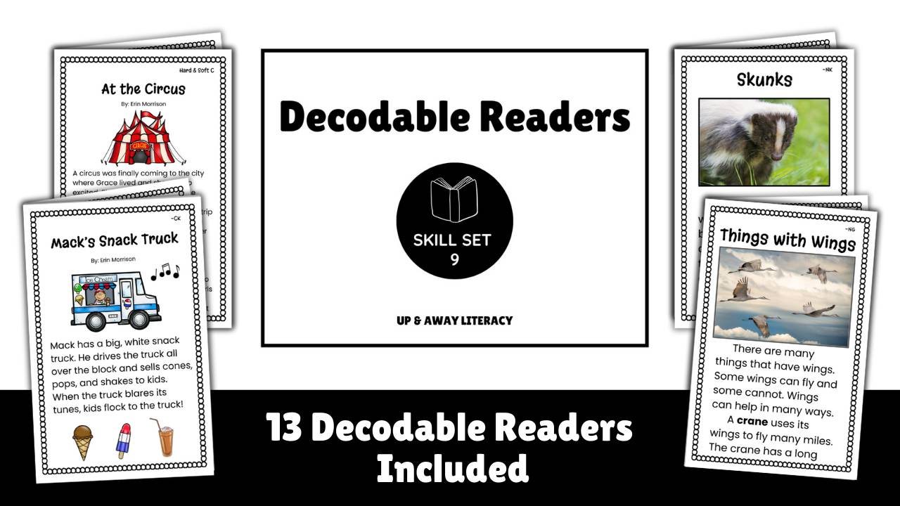 Decodable Readers Skill Set 9 | Up & Away Literacy