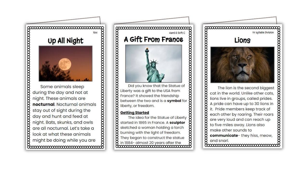 LIFT OFF! Nonfiction Decodable Readers- Level 3